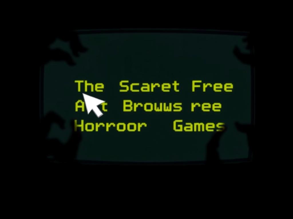 Spooky Thrills: The Best Free Browser Horror Games (2024 Edition)